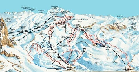 Skiing Holidays in Cervinia, Italy